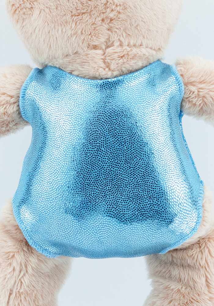 ERVY Turnanzug für Teddybären - hellblau - Turn- und Sportbekleidung ...