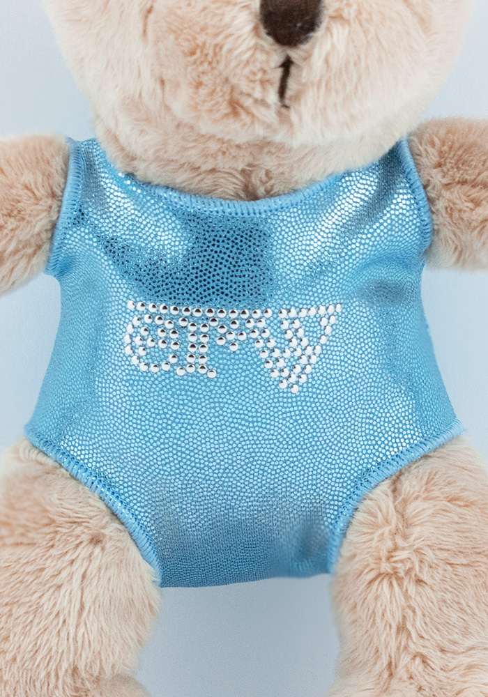 ERVY Turnanzug für Teddybären - hellblau - Turn- und Sportbekleidung ...