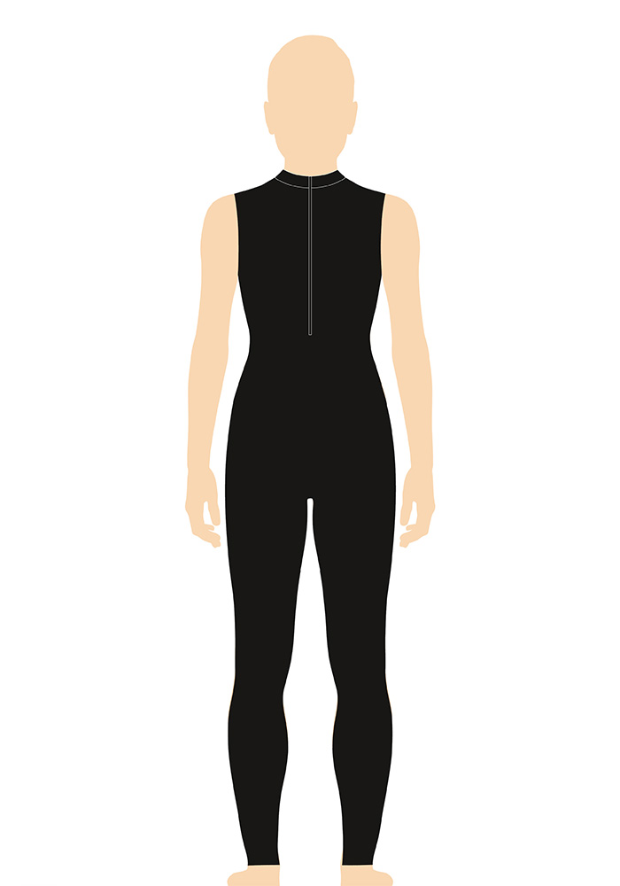 Ärmelloser Unisex Overall mit Stehbund - viele Farben - Turn- und ...