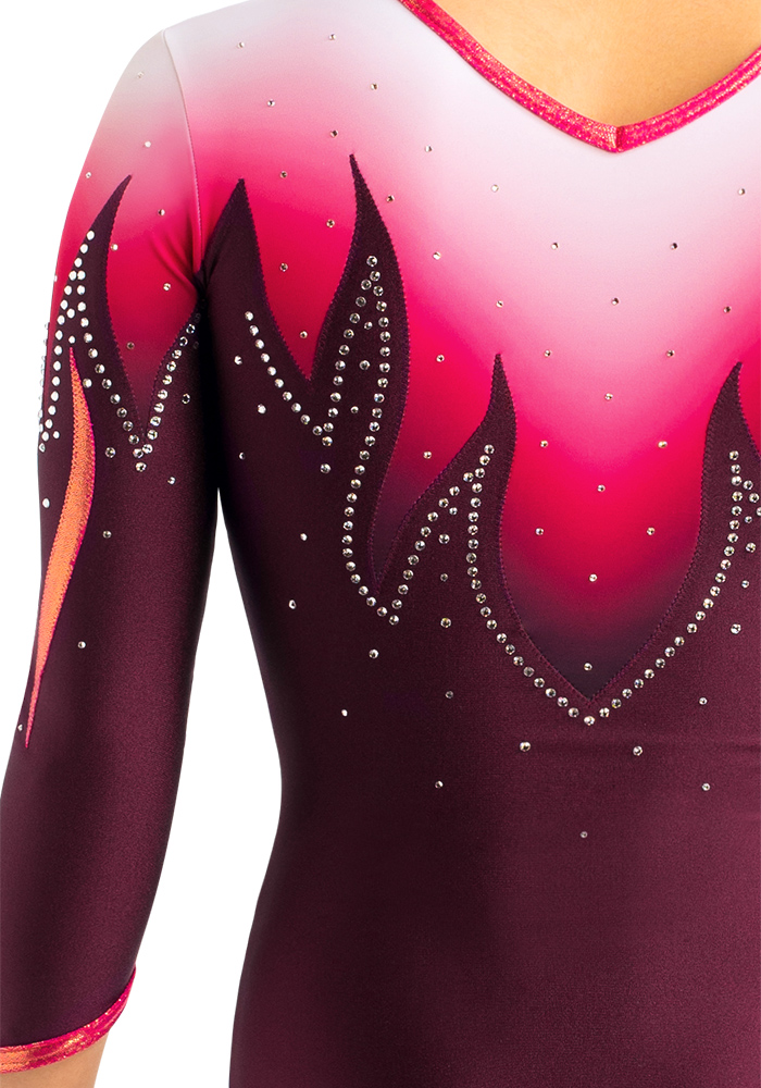 Wettkampf Turnanzug TIBA/4 mit 3/4-Arm - Turn- und Sportbekleidung ...