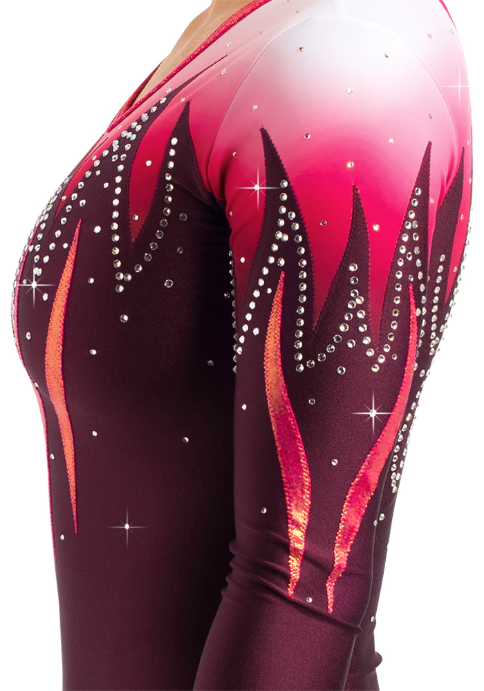 Wettkampf Turnanzug TIBA/4 mit 3/4-Arm - Turn- und Sportbekleidung ...